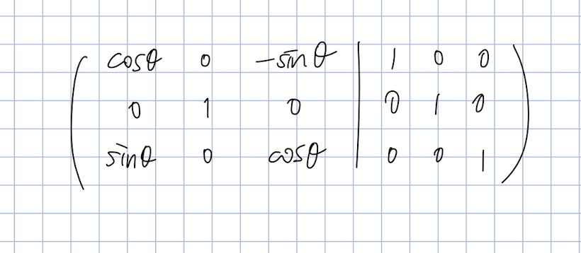 Solved Calculate sin, cos 3 x 3 inverse matrix using | Chegg.com