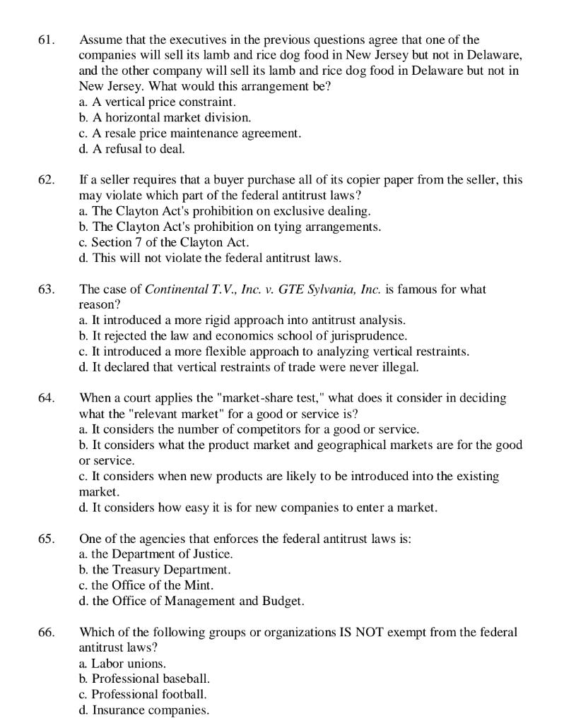 Solved Subject: Business law I need only correct answer | Chegg.com