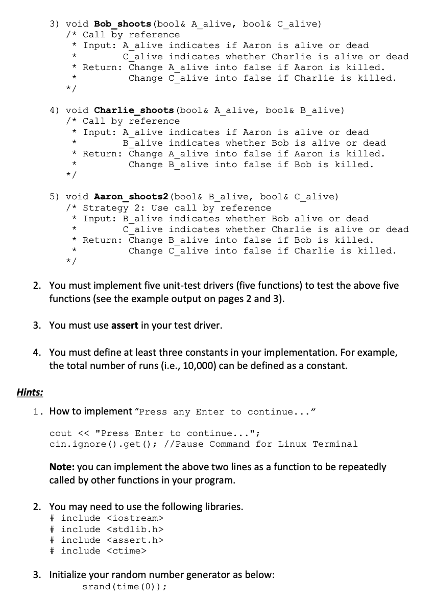 Solved Description: In the land of Puzzlevania, Aaron, Bob, | Chegg.com
