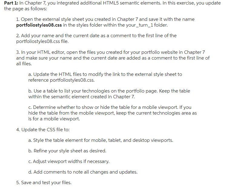 Solved /* General styles for all viewports */header { | Chegg.com