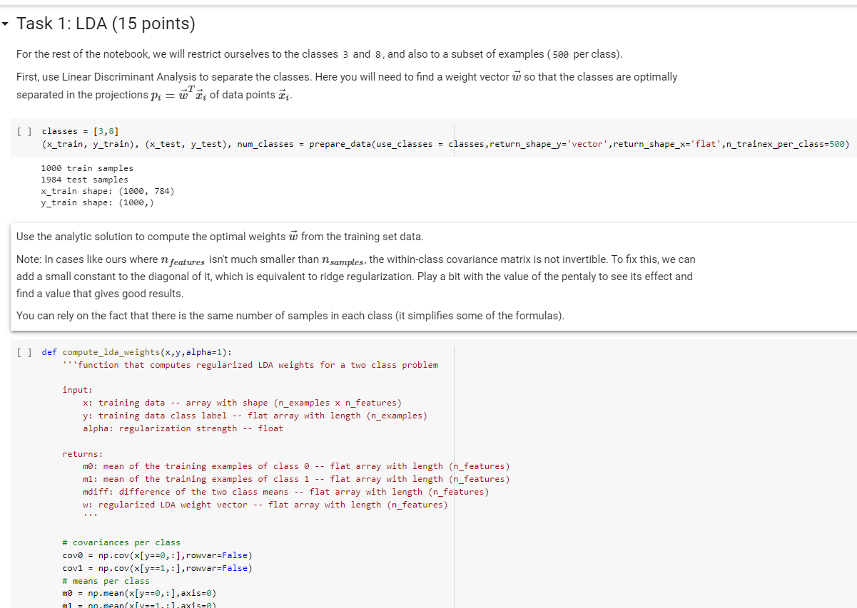 Solved using MNIST data set, I have 1000 train samples, 1984 | Chegg.com