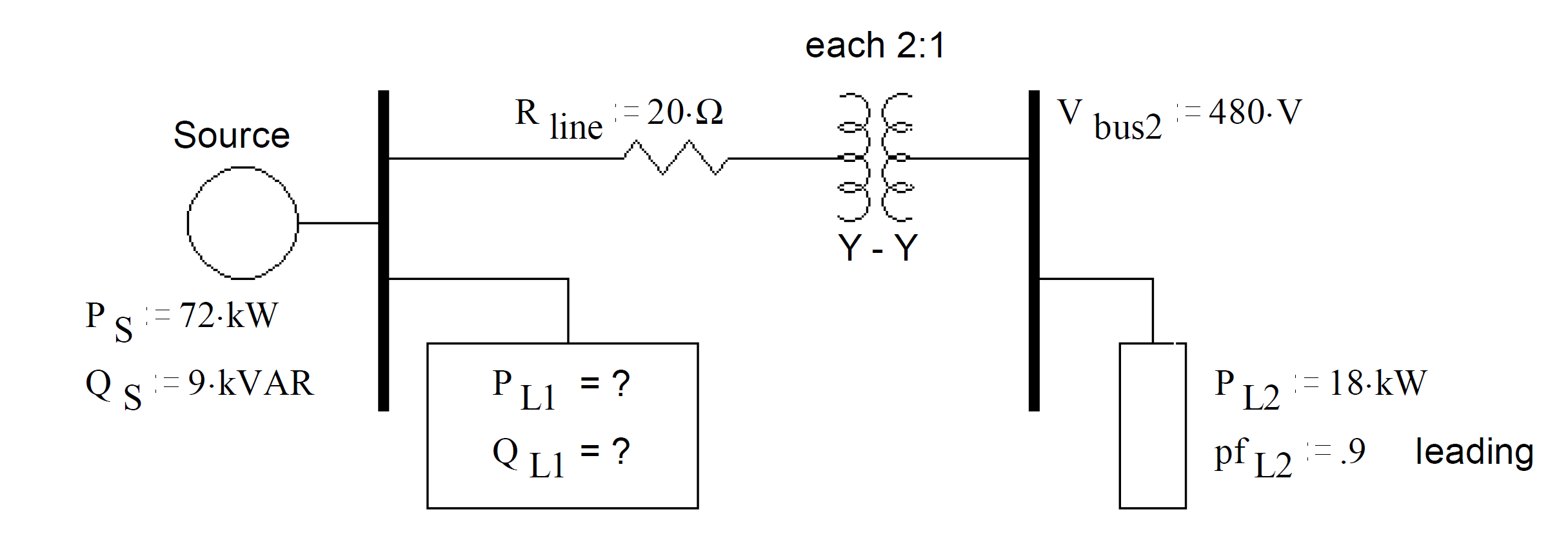 Solved 3 - PHASE POWER A one-line drawing of a 3-phase | Chegg.com