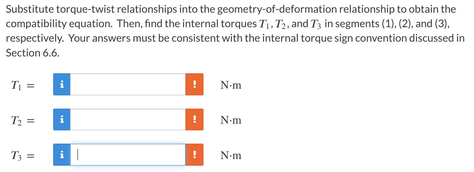 Solved The torsional assembly shown in Figure P6.46 consists | Chegg.com