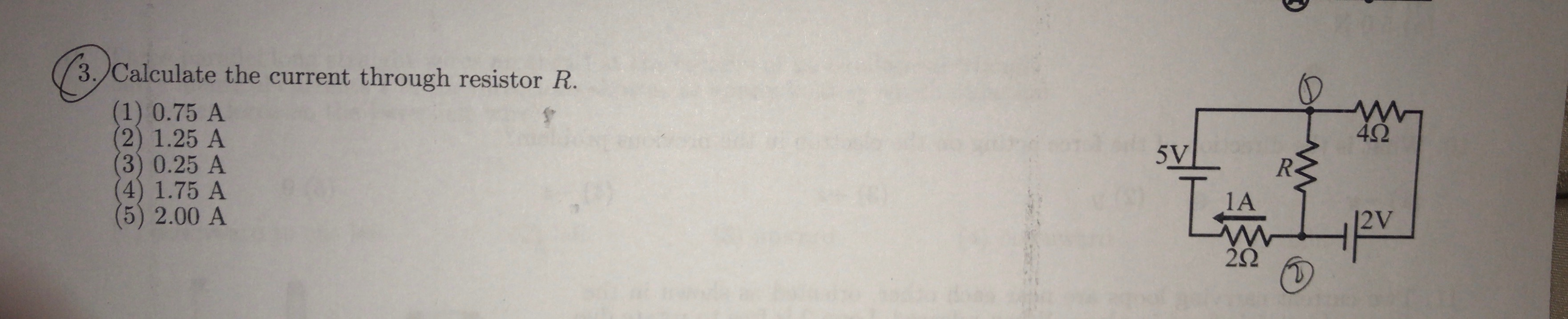 Solved 3 Calculate The Current Through Resistor R 1