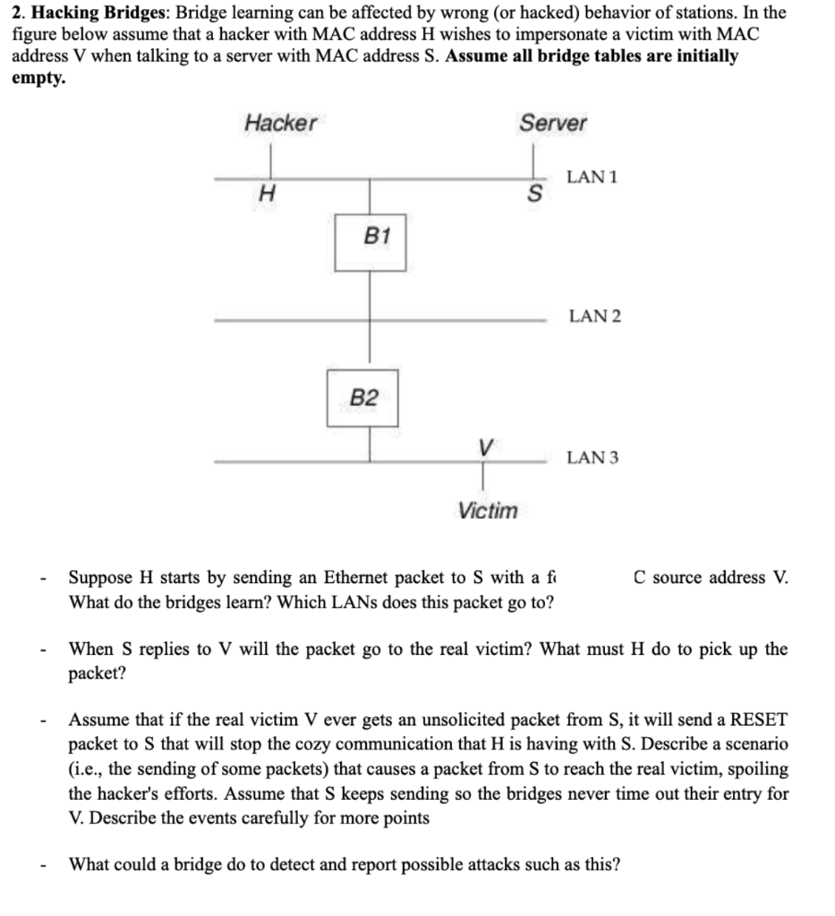 2. Hacking Bridges: Bridge learning can be affected | Chegg.com