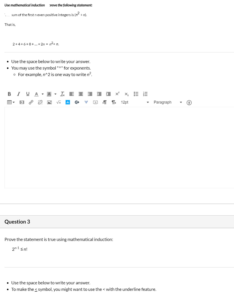 Solved Please prove both statements using mathematical | Chegg.com