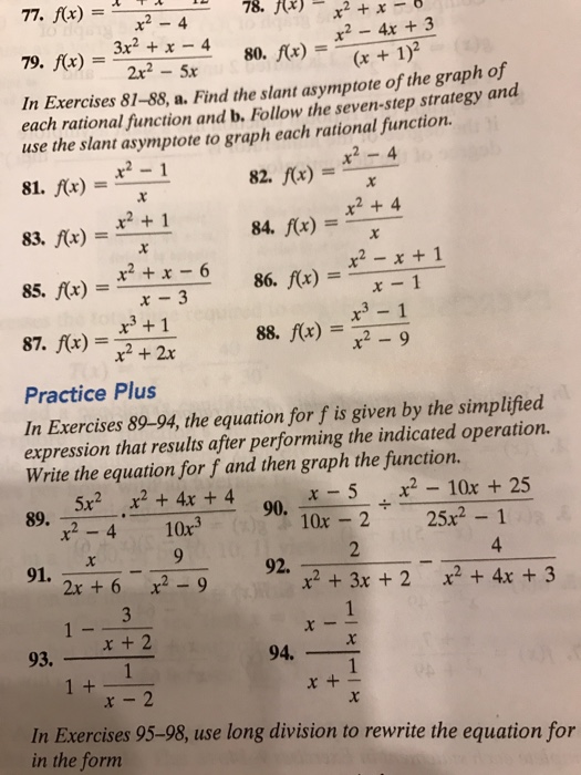 F x 3x 2 X 4 2x 2 5x F x X 2 4x 3 x Chegg