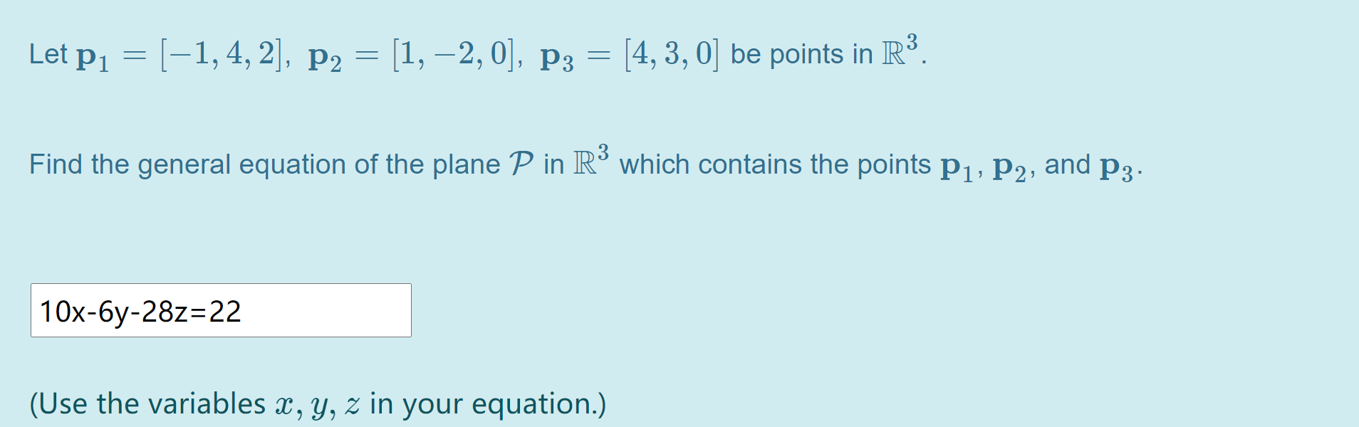 Solved Let p1 = (-1,4, 2], p2 = (1, -2,0), p3 = [4,3,0) be | Chegg.com