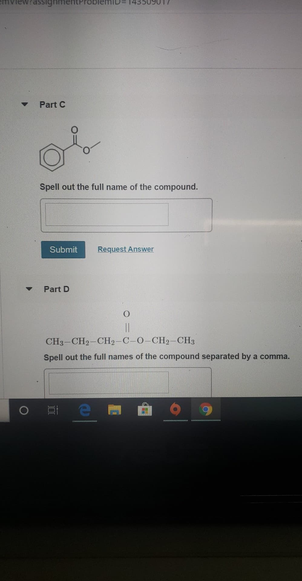 Solved Part A CH: O CH3-CH2-CH-CH2-C-OH Spell out the full | Chegg.com