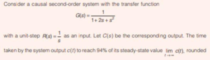 Solved Consider a causal second-order system with the | Chegg.com
