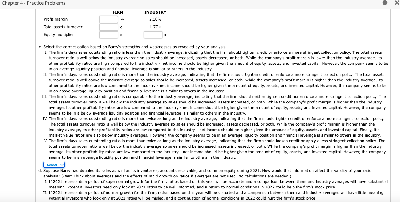 Solved Chapter 4 - Practice Problems \begin{tabular}{|ll|} | Chegg.com