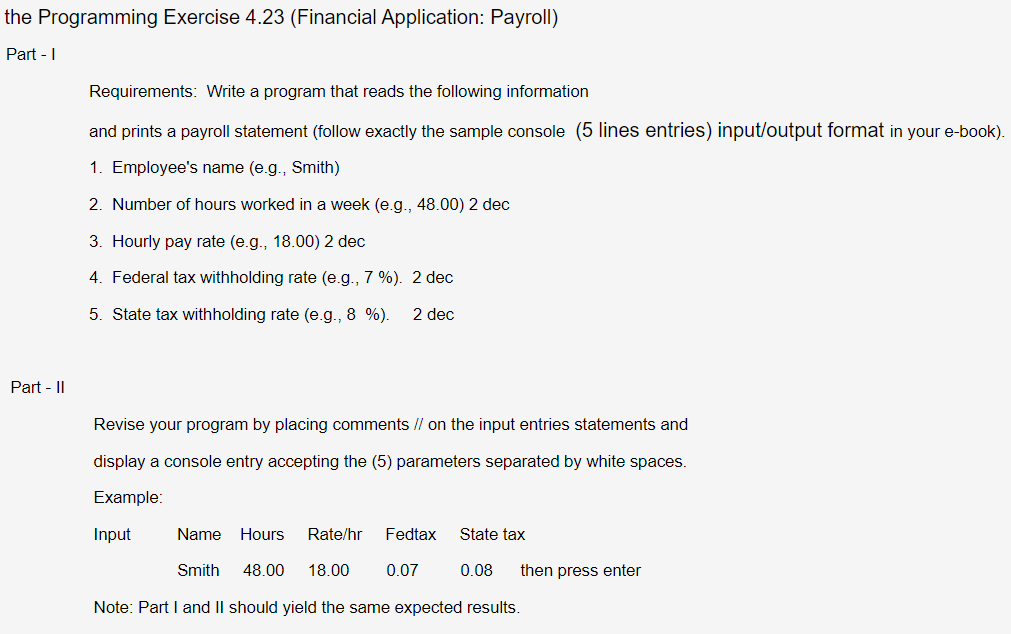 Solved ogramming Exercise 4.23 (Financial Application: | Chegg.com Solved ogramming Exercise 4.23 (Financial Application: | Chegg.com