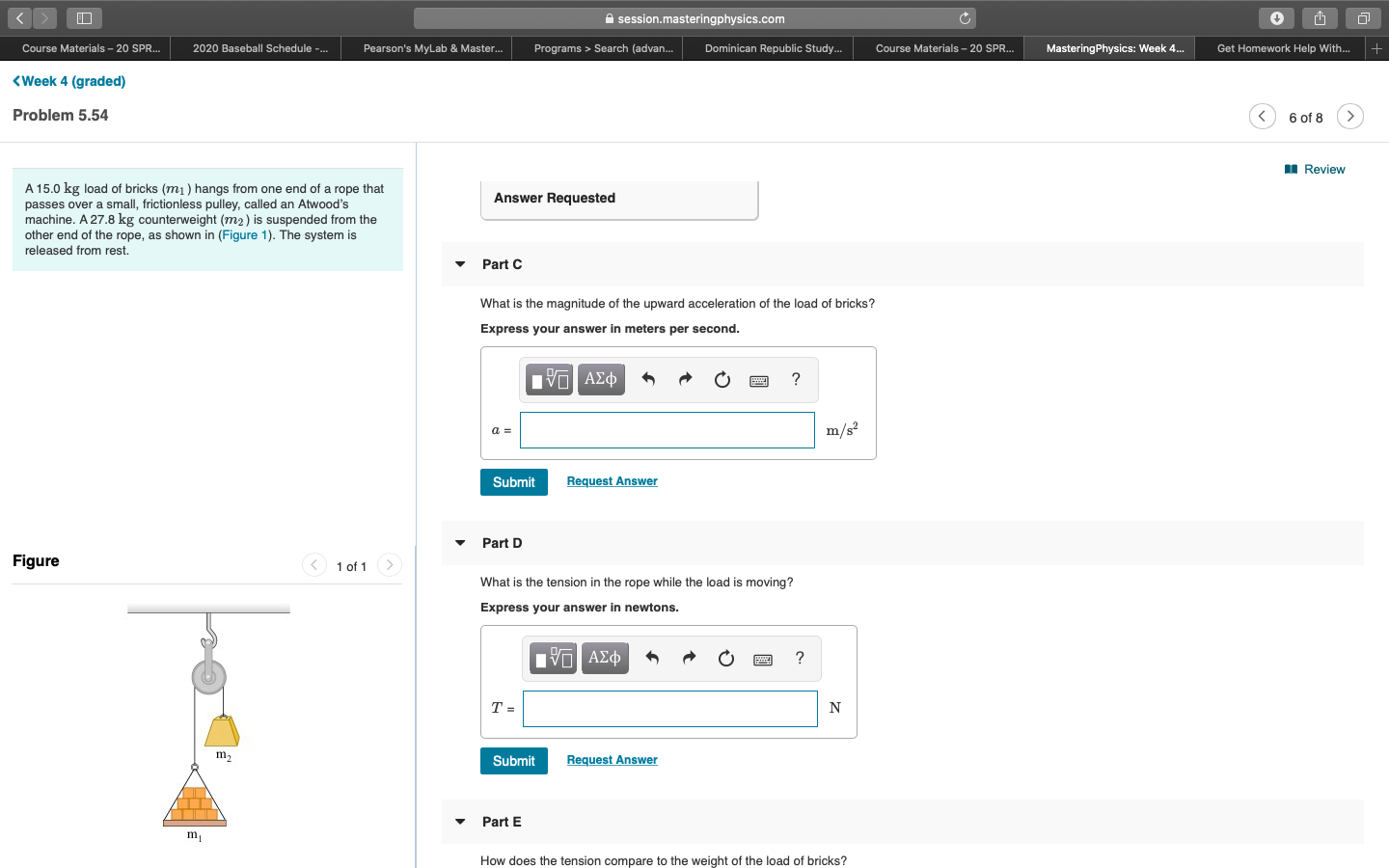 Solved A session.masteringphysics.com Course Materials - 20 | Chegg.com
