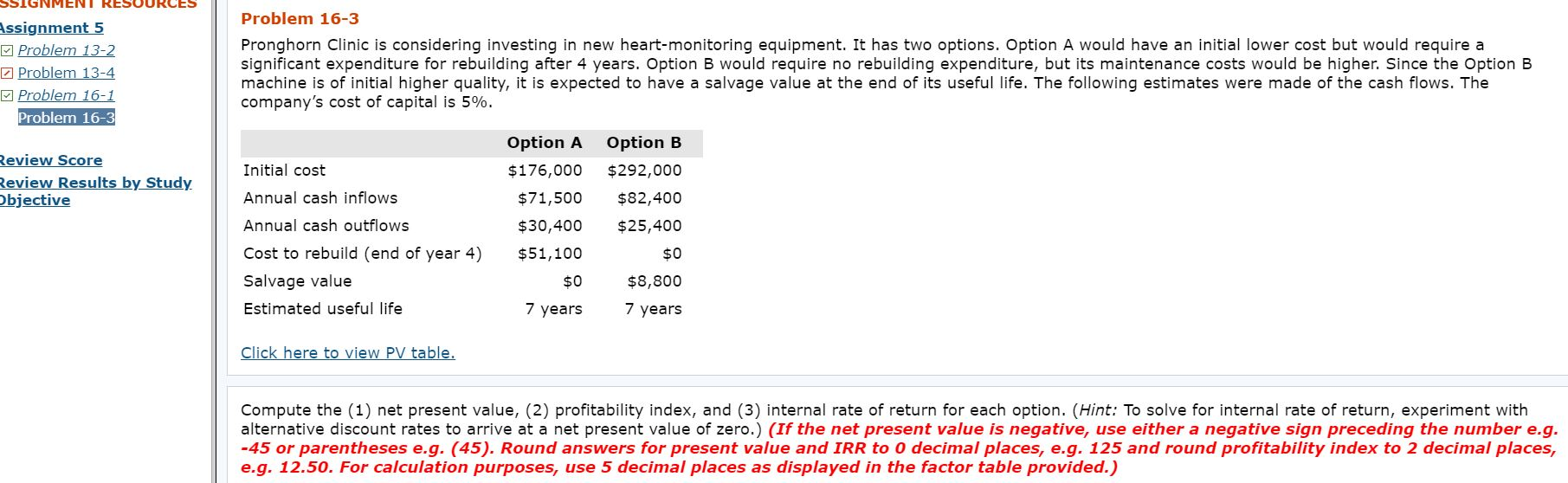 Solved SSIGNMENT RESUURCES Assignment 5 Problem 13-2 Problem | Chegg.com