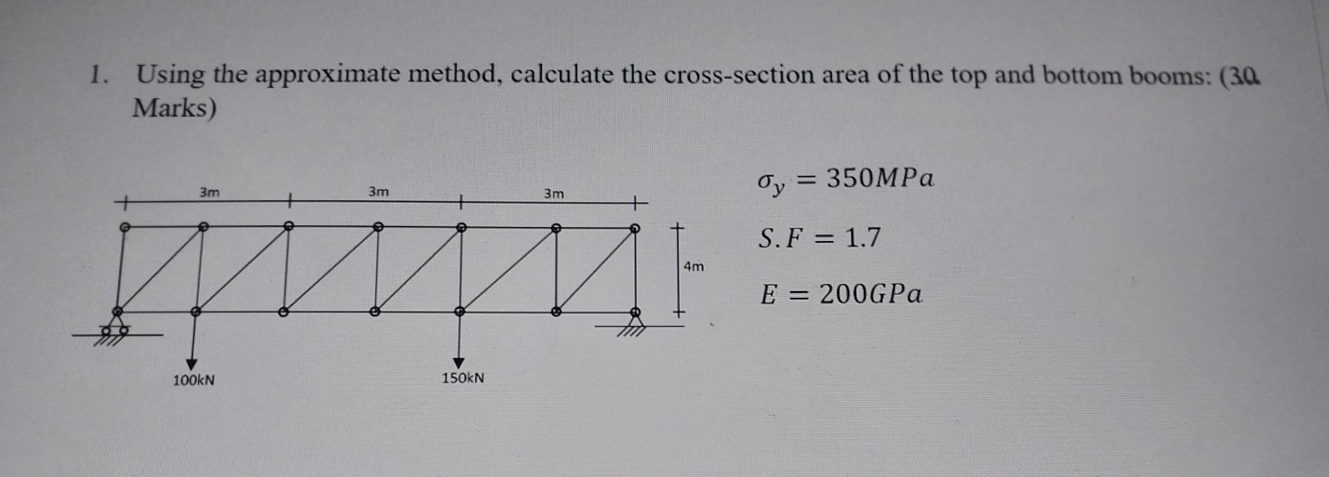 Solved 1. Using the approximate method, calculate the | Chegg.com