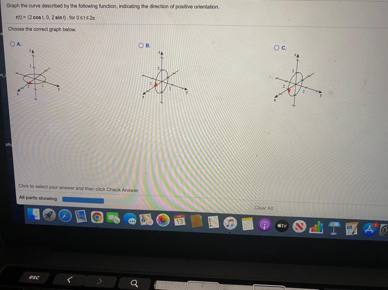 Solved Graph the curve described by the following function, | Chegg.com