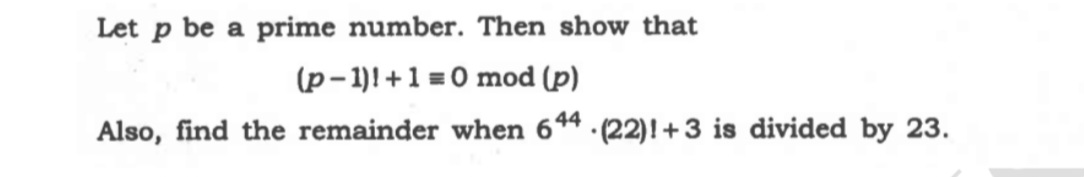 Solved Let p ﻿be a prime number. Then show | Chegg.com