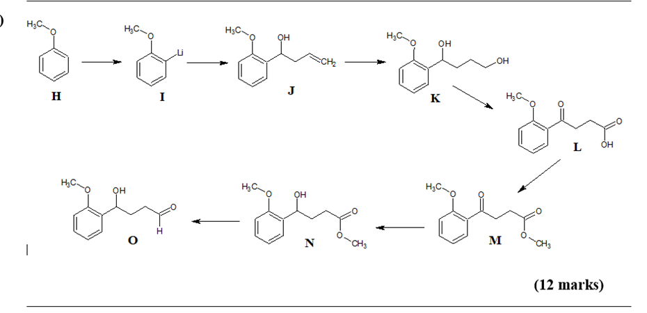 Solved For each step in synthesis sequences (i), (ii) | Chegg.com