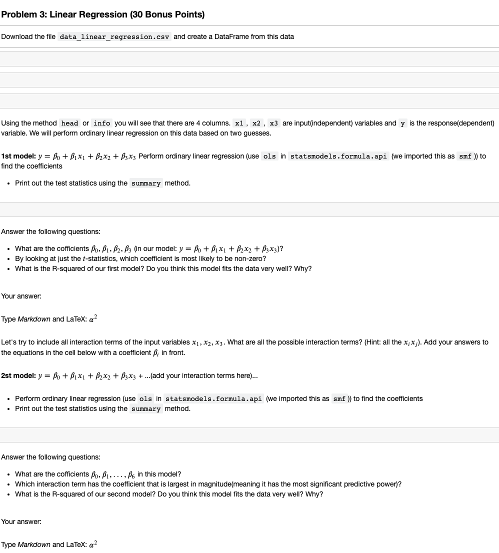 Using the method head or info you will see that there | Chegg.com