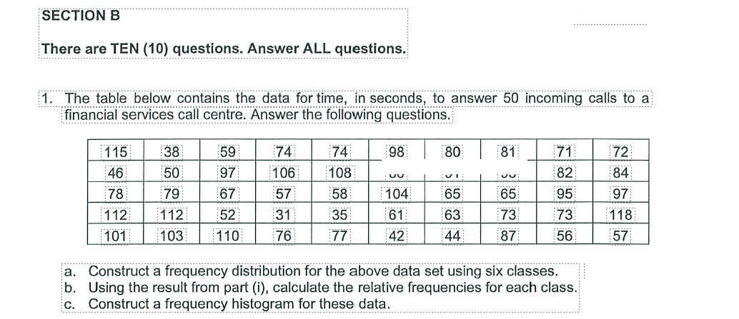 Solved There are NINE (9) questions in this section. Answer | Chegg.com