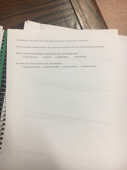 Solved isotonic huper onic means there is a GREATER | Chegg.com