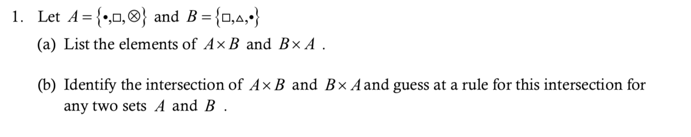 Solved MAT 227: DISCRETE MATHEMATICAL STRUCTURES 1. Let | Chegg.com
