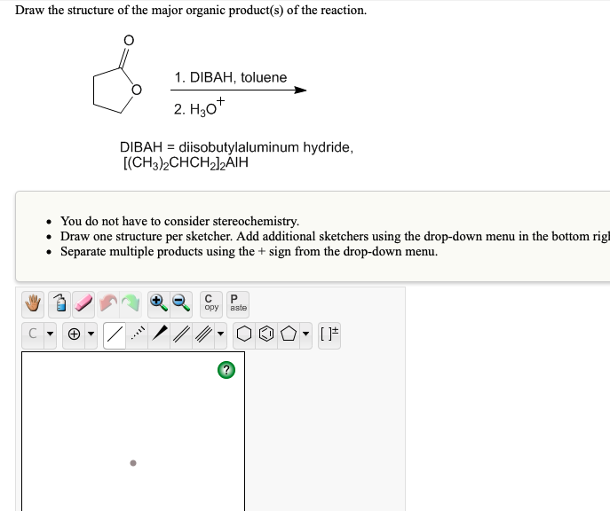 Solved Draw the structure of the major organic product(s) of | Chegg.com