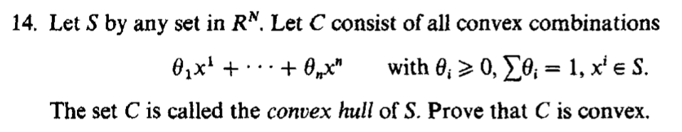 Solved 14. Let S by any set in RN. Let C consist of all | Chegg.com