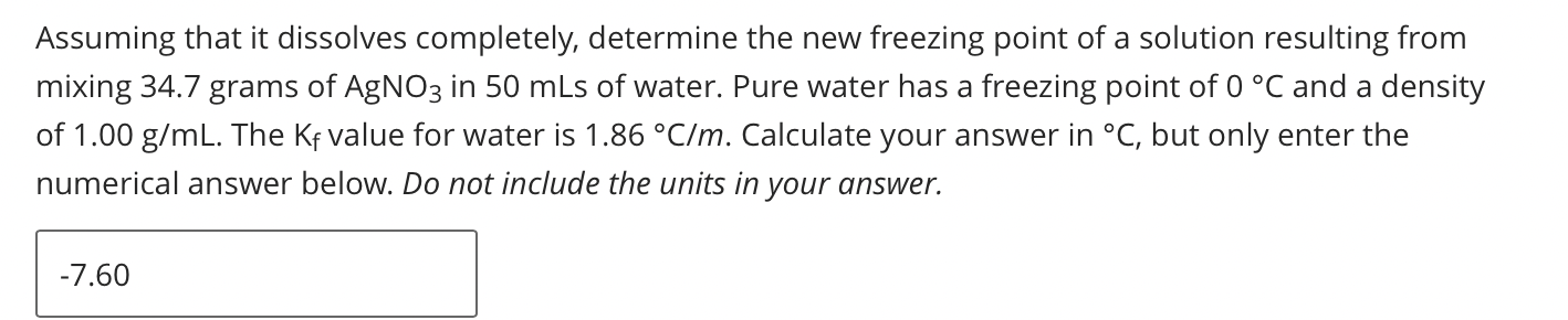 Solved Assuming that it dissolves completely, determine the | Chegg.com