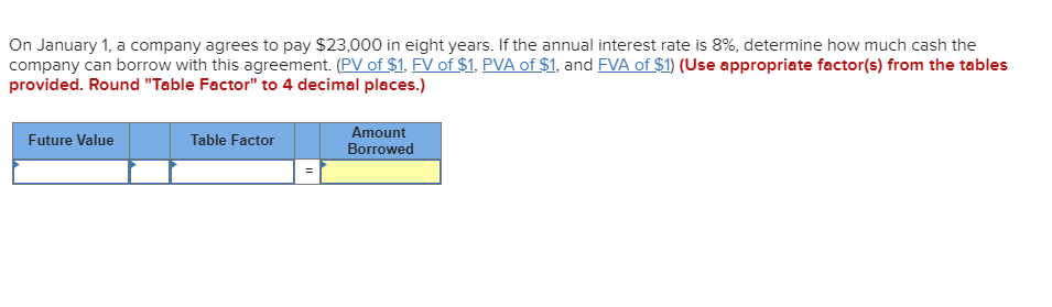 Solved Mike Derr Company expects to earn 8% per year on an | Chegg.com