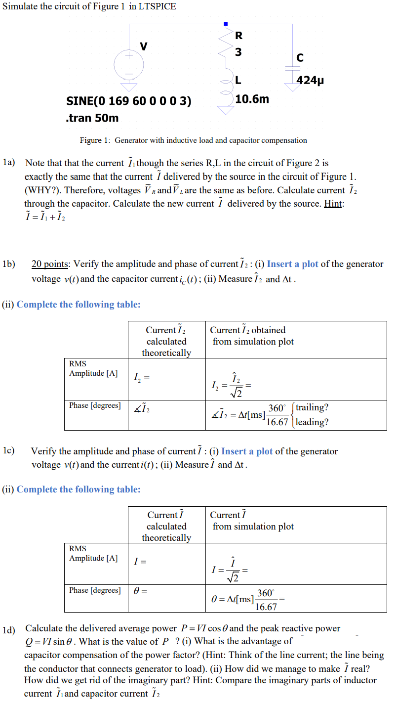Solved Simulate the circuit of Figure 1 in LTSPICE Figure 1: | Chegg.com
