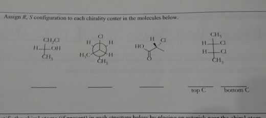 Solved Assign R, S configuration to each chirality center in | Chegg.com