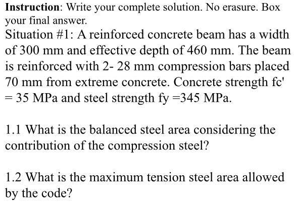 Solved Instruction: Write your complete solution. No | Chegg.com