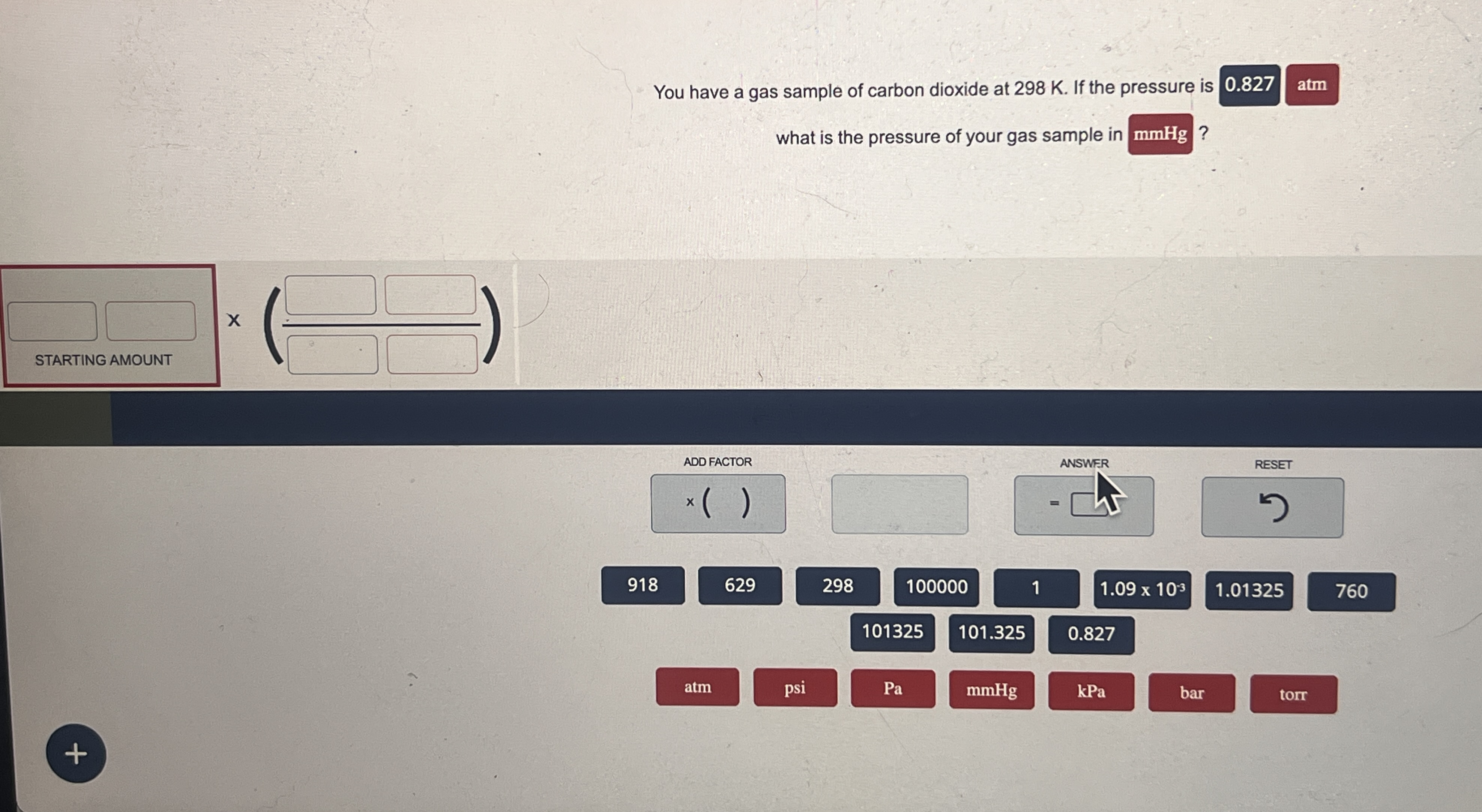 Solved Submit with the formats for each starting amount | Chegg.com