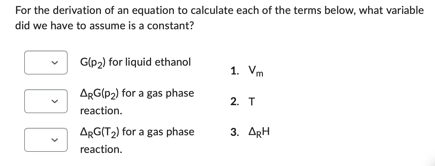 Solved For the derivation of an equation to calculate each | Chegg.com
