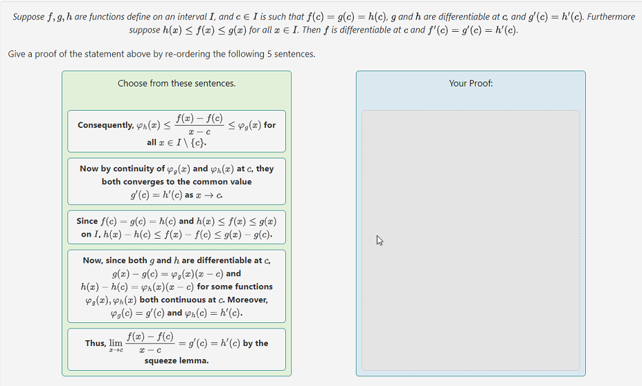 Solved Suppose f,g,h are functions define on an interval I, | Chegg.com