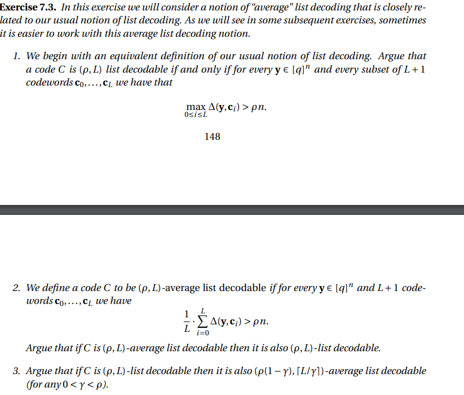 Solved xercise 7.3. In this exercise we will consider a | Chegg.com