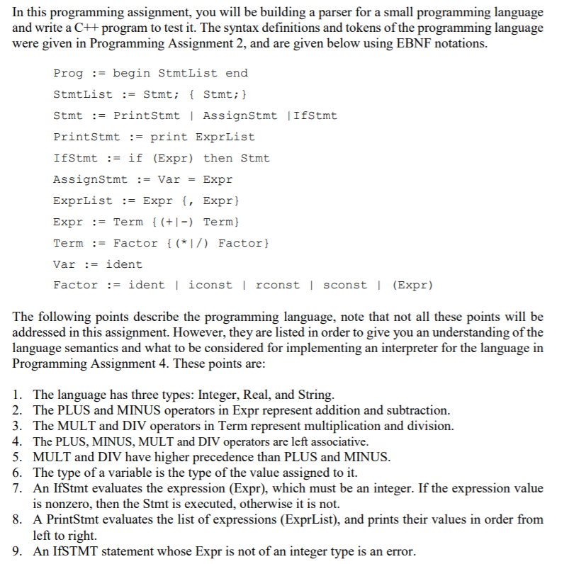 In this programming assignment, you will be building | Chegg.com