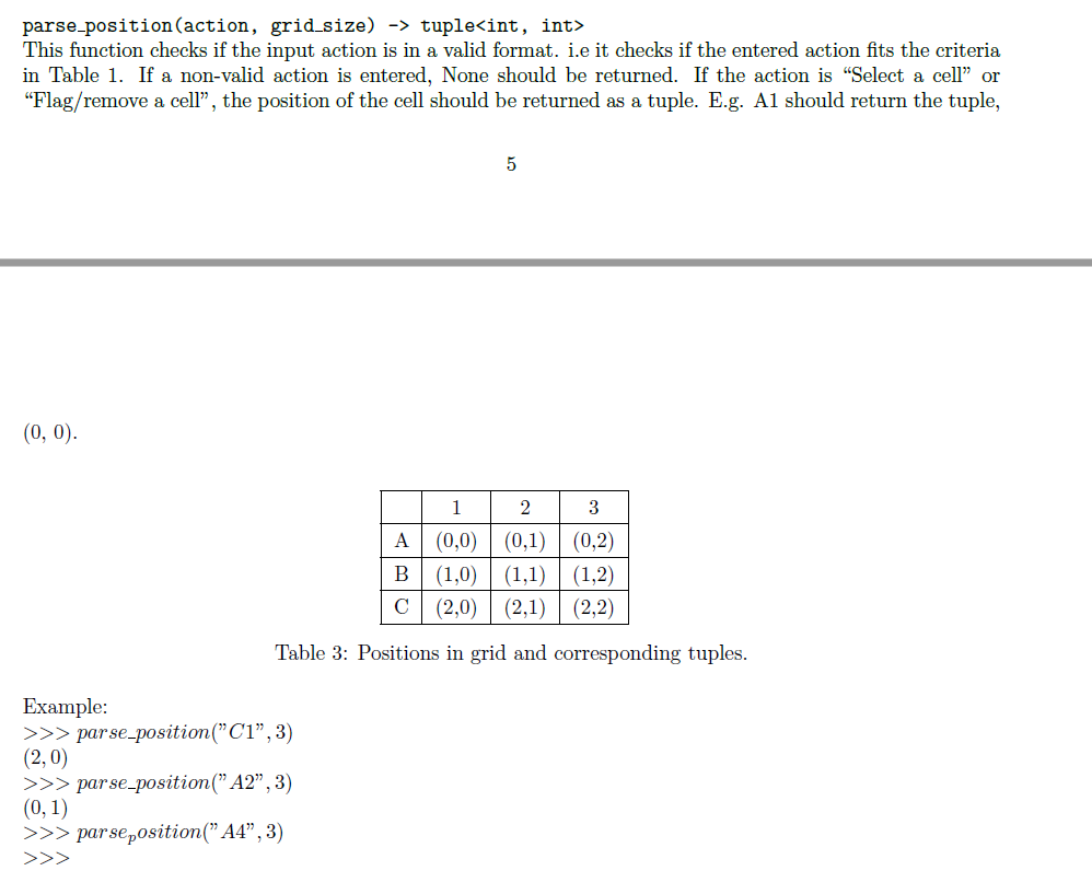 Solved How would I define this parse_position | Chegg.com