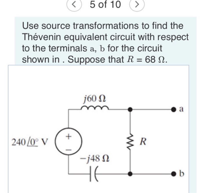 Solved a) Find the value of VTh.b) Find the value of ZTh. | Chegg.com