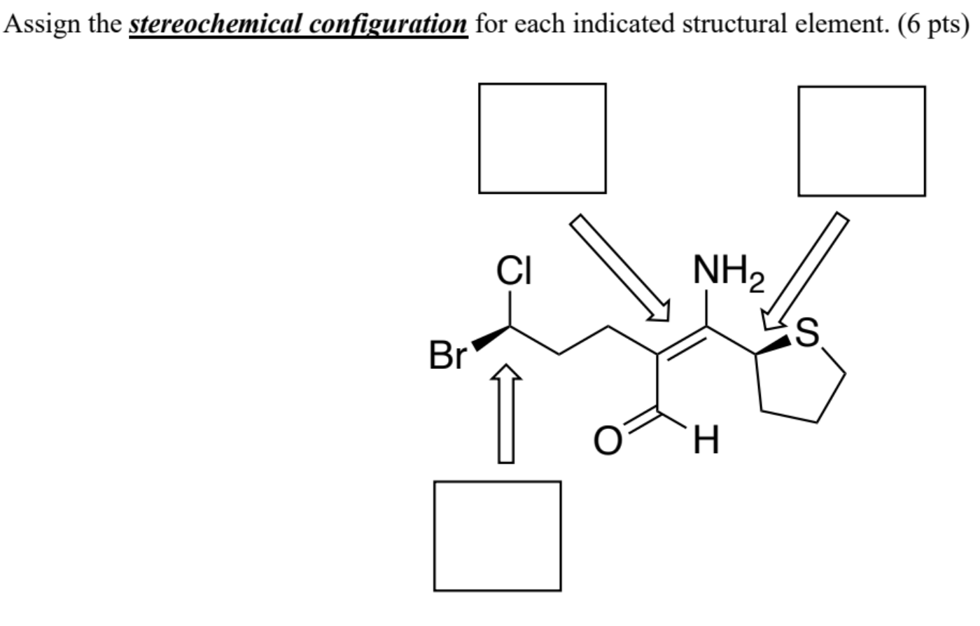 Solved Assign the stereochemical configuration for each | Chegg.com