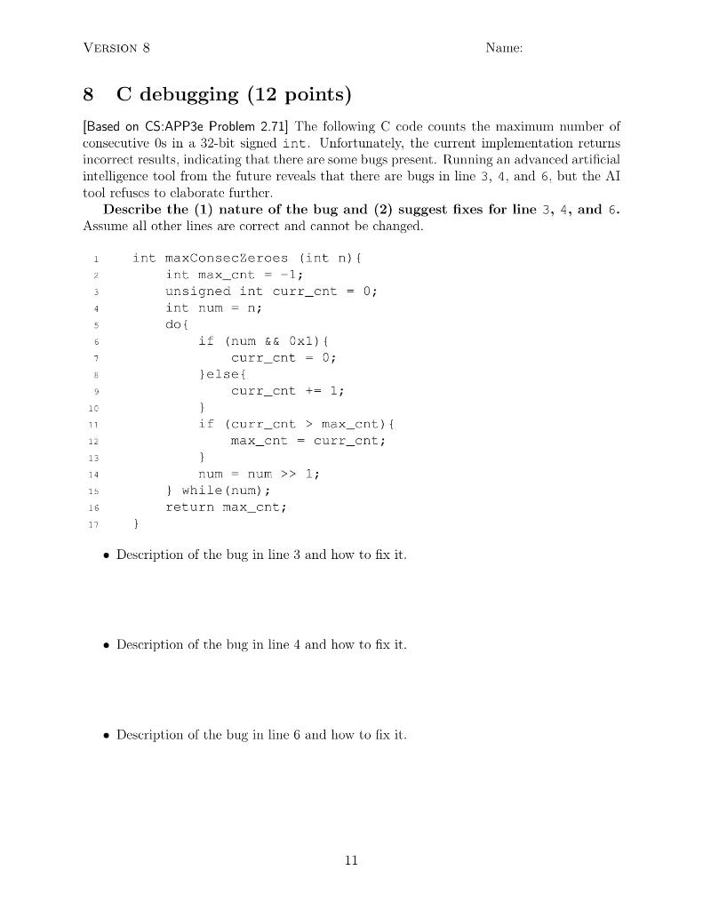 1 Data \& address (12 points) [Based on CS:APP3e | Chegg.com