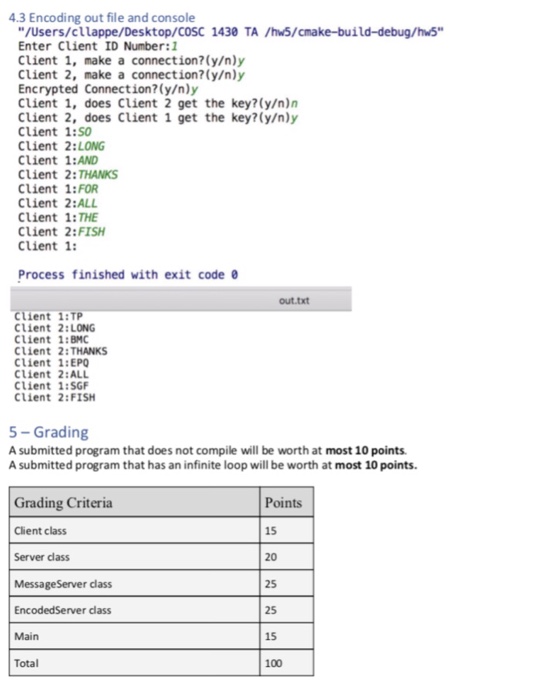 Solved COSC 1430: HomeworK S-Communication To be turned in | Chegg.com