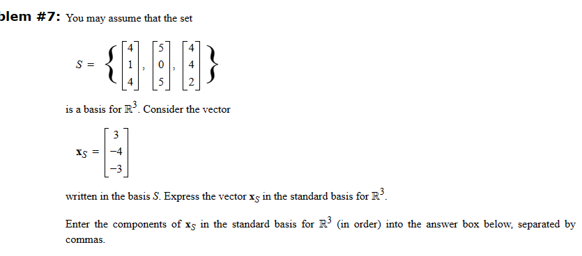Solved blem \#7: You may assume that the set | Chegg.com