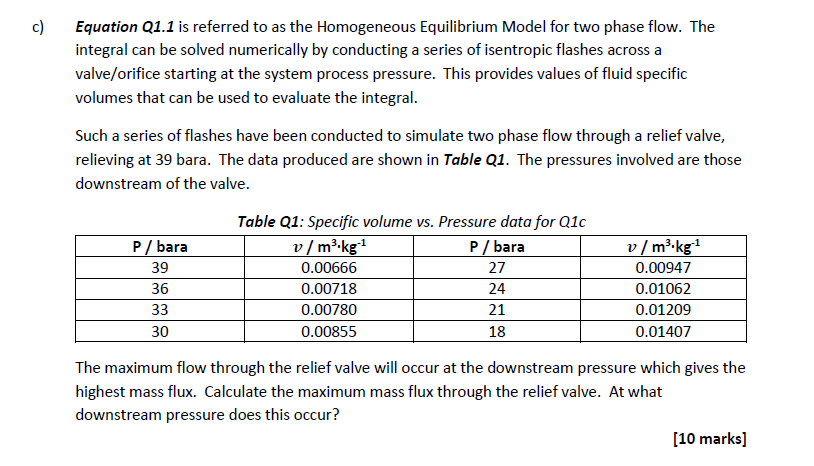 Solved c) Equation Q1.1 is referred to as the Homogeneous | Chegg.com