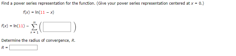 Solved Find a power series representation for the function. | Chegg.com