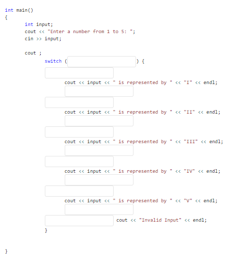 Solved int main() { int input; cout