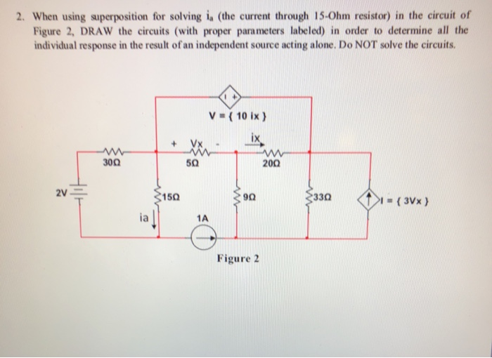 Solved 1. The variable DC current source (i2) in the circuit | Chegg.com