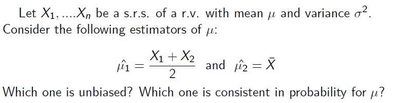 Solved Let x1,dots.xn ﻿be a s.r.s. ﻿of a r.v. ﻿with mean μ | Chegg.com