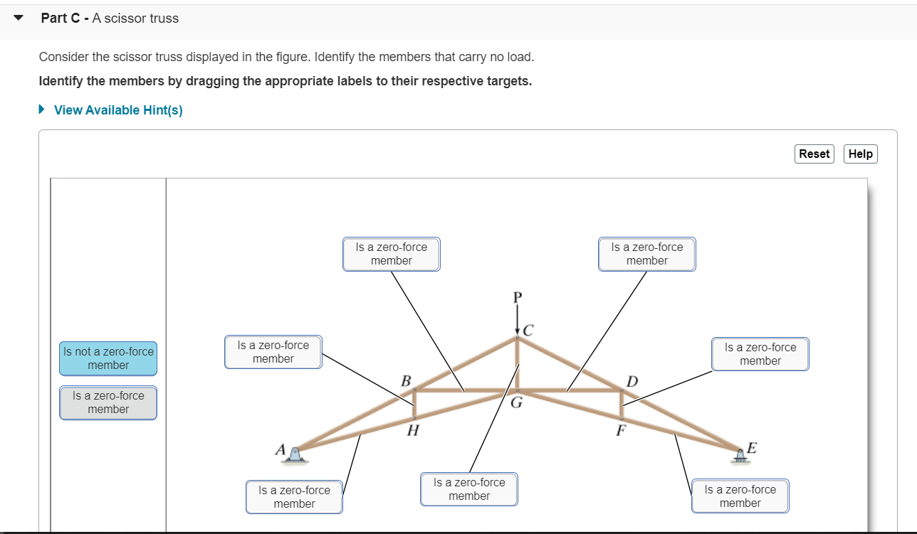 Solved Learning Goal: To be able to identify zero-force | Chegg.com Solved Learning Goal: To be able to identify zero-force | Chegg.com